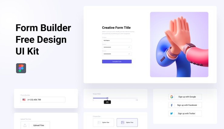 We'll design your form: Form Builder Free UI Design kit. - UpForm Blog