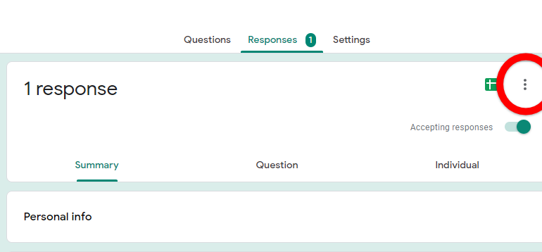 How to Print a Google Form and Its Responses