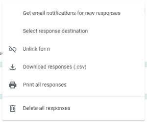 How to Print a Google Form and Its Responses