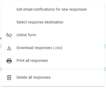 How to Print a Google Form and Its Responses