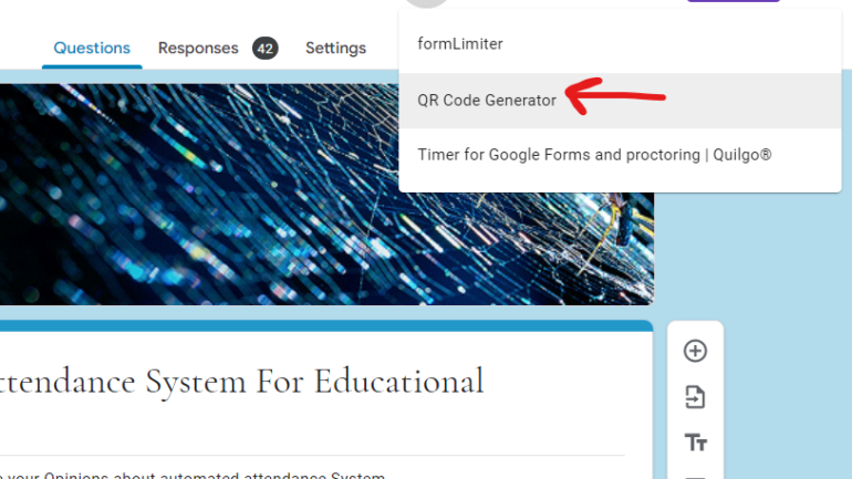 How To Create Qr Code For Google Form