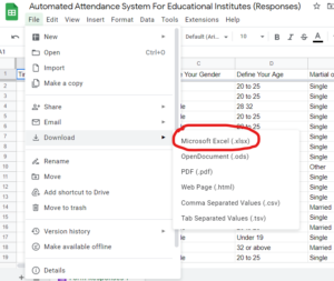 How To Export Google Form To Excel